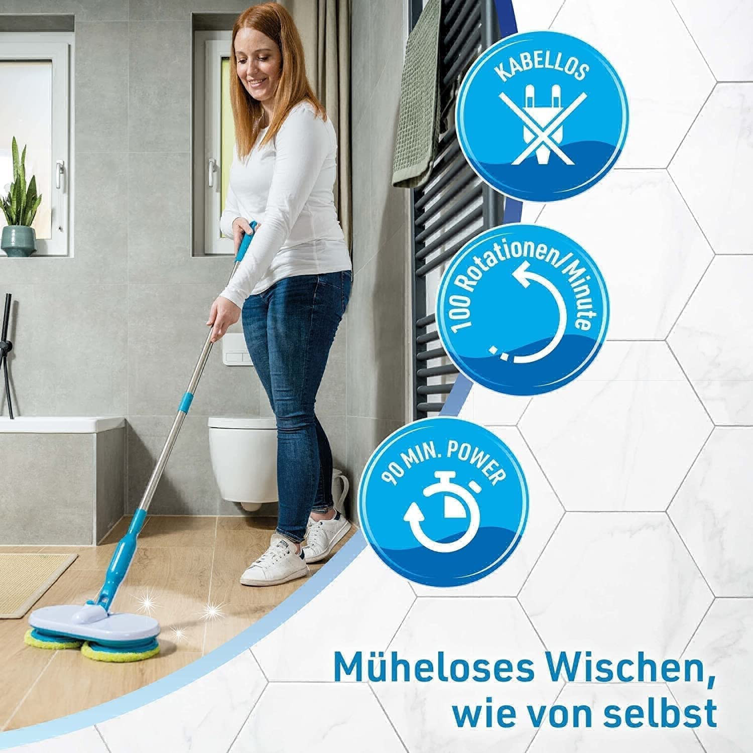 Mediashop Hurricane Floating Mop | Majdic
